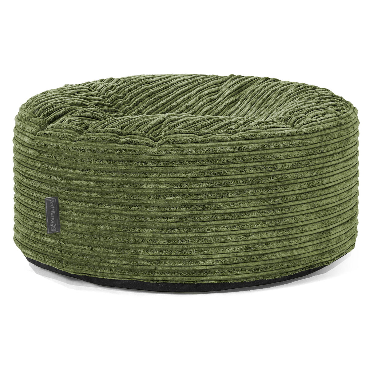 Lounge Pug - Pouf Rotondo - Velluto a Coste Verde Foresta– Big Bertha ...
