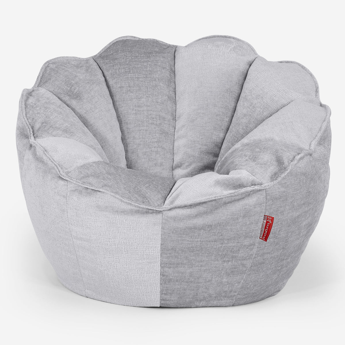 Lounge Pug Sedia Pouf Sacco Natalia Sacco Ciniglia Grigio– Big Bertha ...