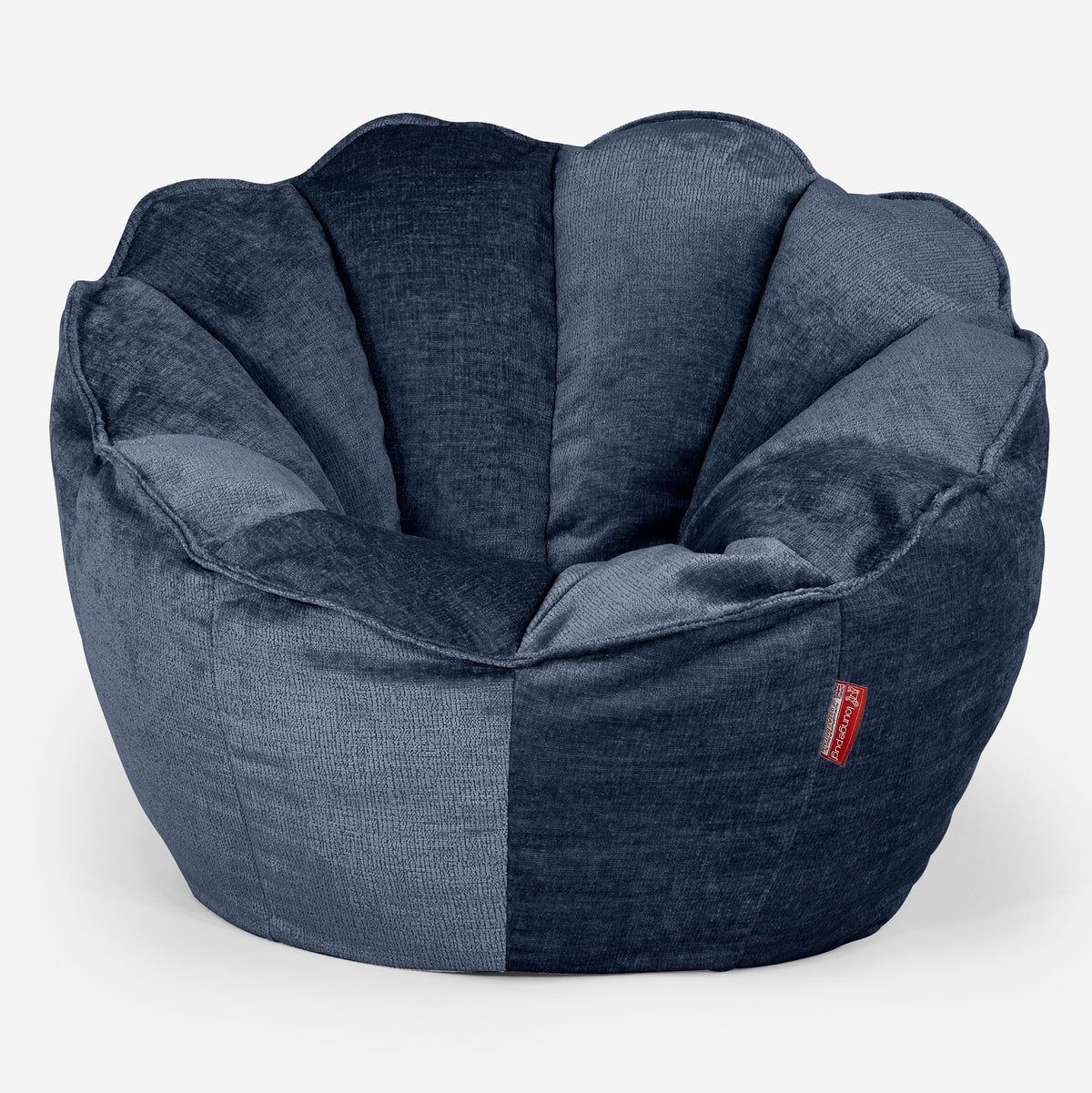 Lounge Pug Sedia Pouf Sacco Natalia Sacco Ciniglia Navy– Big Bertha ...
